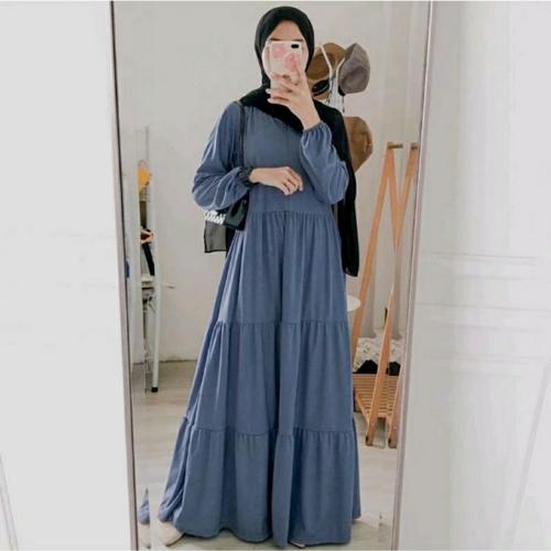 Jual GAMIS RACHEL MIDI DRESS HITS - Biru - Kab. Tegal - Hazaqin Acc ...