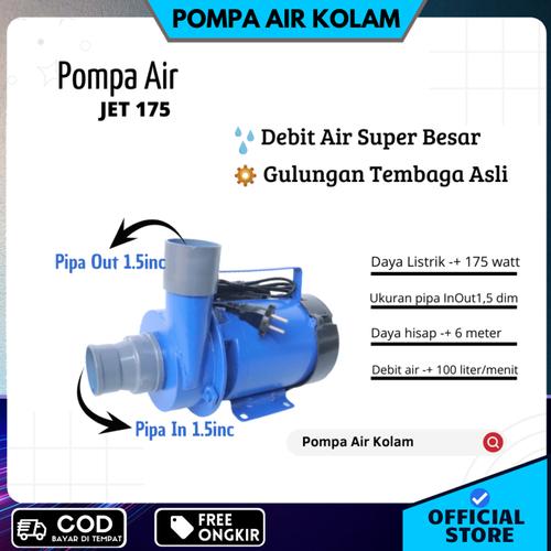 Jual Pompa Air Listrik Watt kecil Pompa Air Rakitan jet 175 ANTI AIR ...