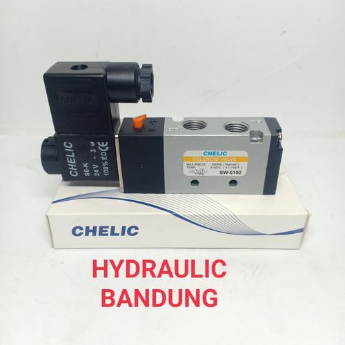 Jual SELENOID VALVE PNEUMATIC CHELIC SW6102 - DC24 - K - Kota Bandung - Hidrolik bandung | Tokopedia