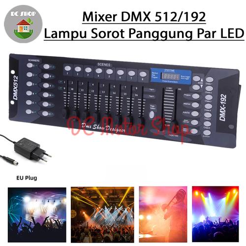 Jual Mixer Lighting DMX 512/192 DMX192 DMX Controller Lampu Panggung ...