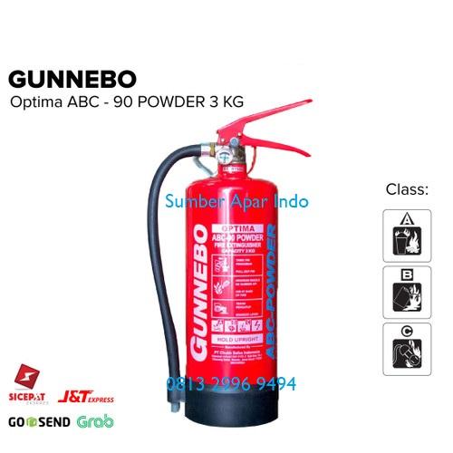 Jual apar powder GUNNEBO 3kg abc powder / apar gunnebo 3 kg / gunebo ...