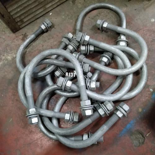 Jual U bolt klem pipa besi 4" inch | besi 12mm / hotdip galvanis ...