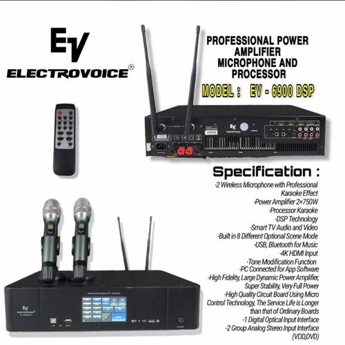 Jual Power Amplifier Digital EV ELECTROVOICE DSP 6900 Original Include ...