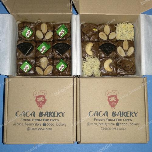 Jual Fudgy brownies 5x5 sekat 9 - full cadbury - Kab. Bekasi - CACA ...
