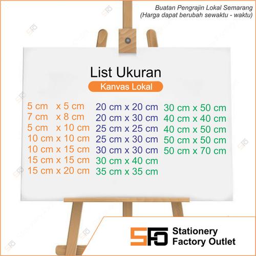 Jual Kanvas Lukis 60 x 80 cm - Kota Semarang - Stationery Factory ...