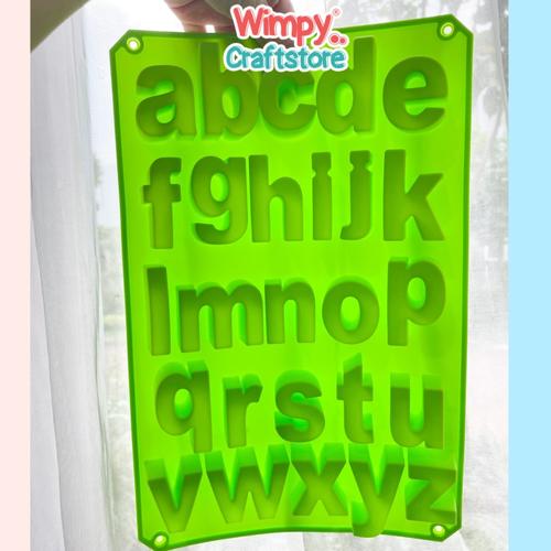 Jual Cetakan Huruf JUMBO Alphabet ALfabet Cetakan Sabun Resin Lilin ...