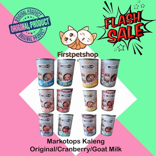 Jual Markotops Makanan Kucing Kaleng 400 Gr Goatmilk / Cranberry ...
