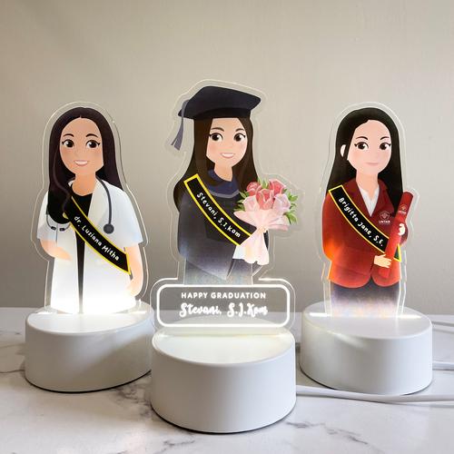 Jual STELLA - lampu akrilik plakat wisuda gift box kado hadiah ...