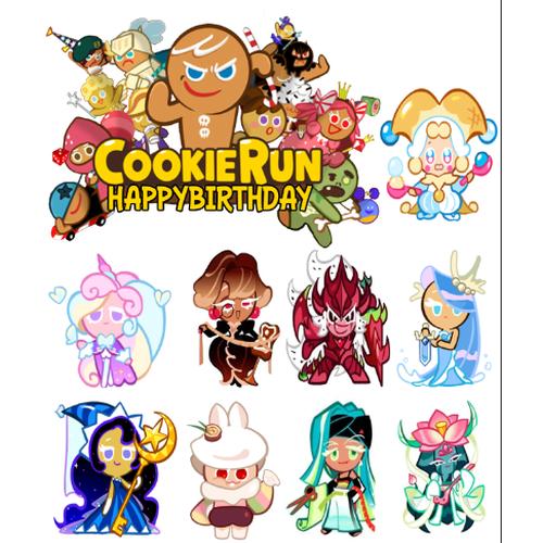 Jual CUSTOM TOPPER CAKE HAPPY BIRTHDAY / ULANG TAHUN COOKIE RUN - Kota ...
