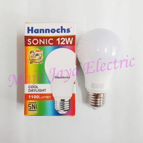 Jual Lampu LED Hannochs Sonic 12 W Watt Putih / Kuning Bohlam 12W ...