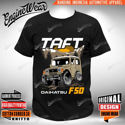 Jual kaos taft kebo kaos daihatsu taft F50 kaos taft rocky tshirt jeep ...