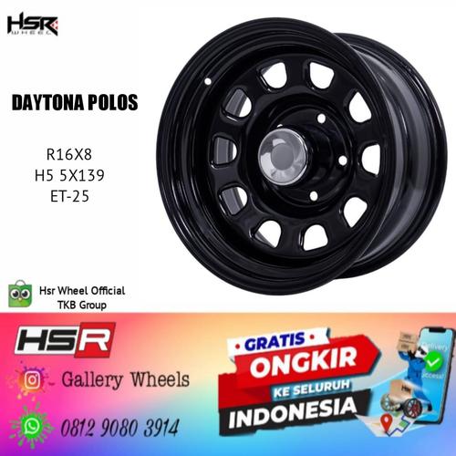 Jual Velg Steel daytona Besi Ring 16 Untuk Jimny,Escudo,Sidekick R16 ...