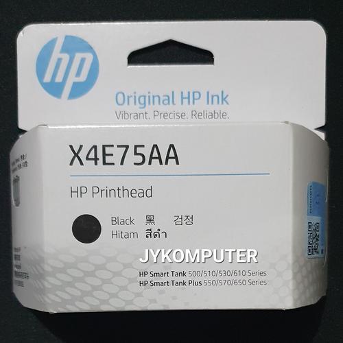 Jual Printhead HP X4E75AA Black Printhead HP Smart Tank Plus 510 610 ...