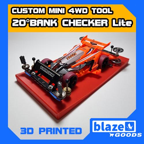 Jual 20° Bank Checker Lite Tamiya Mini 4WD bahan 3D Print - Jakarta ...