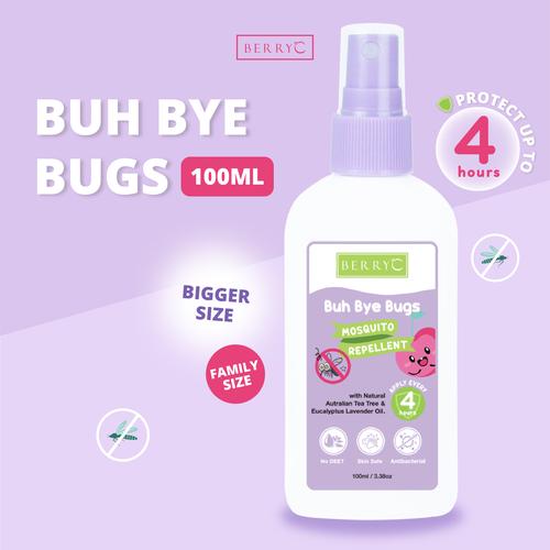 Jual BerryC Berry C Buh Bye Bugs Mosquito Repellent 100ml/Spray Anti ...
