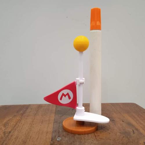 Jual mainan figure bendera mario bros super mario tinggi sekitar 5 inch ...