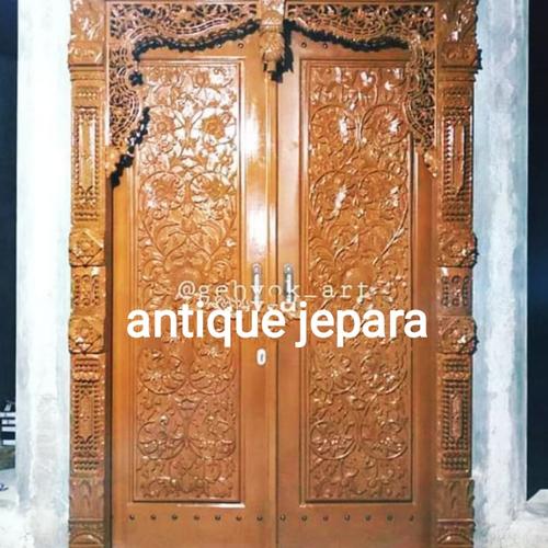 Jual pintu ukir kayu jati - Kab. Jepara - antique jepara | Tokopedia