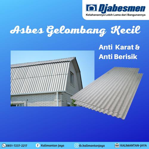 Jual ASBES GELOMBANG KECIL LEBAR 105CM - 105 x 300 - Kota Malang ...