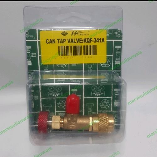 Jual kran model putar utk r22 / r32 r410 nepel adapter valve KQF 341 ...