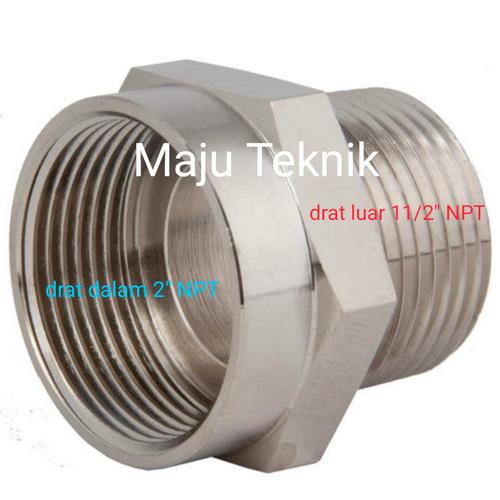 Jual Reducer Female (drat dalam) 2" NPT - Male (drat luar) 11/2" NPT ...