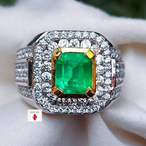 Jual BATU MULIA PERMATA NATURAL EMERALD / ZAMRUD COLOMBIA MINOR OIL 2 ...