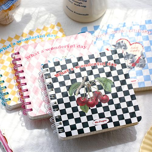 Jual CHECKERBOARD NOTEBOOK RING BUKU CATATAN - YELLOW - Jakarta Utara ...