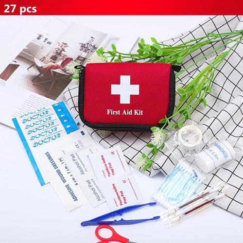 Jual P3K First Aid Tas Kotak Obat Mini Pouch Travel Emergency Survival ...