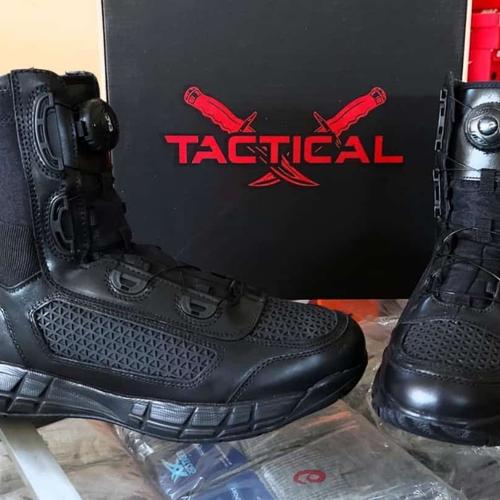 Jual Sepatu PDL Tali Putar Libra Tactical TNI Polri Kawat Baja Sarang ...