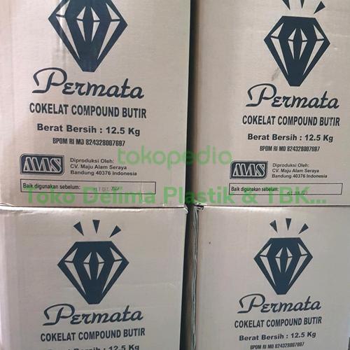 Jual Meses Coklat Compound Butir Permata 12,5 kg - Kota Bandung - Toko ...