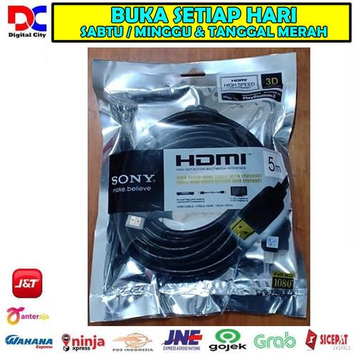 Jual Kabel HDMI SONY 2M/5M/10 - Hdmi Cable Sony - 2m - Jakarta Pusat - DIGITALCITY | Tokopedia