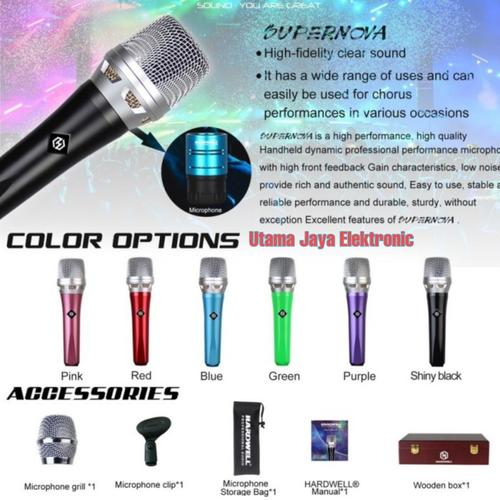 Jual Mic Kabel Hardwell Supernova Microphone Kabel Original - Jakarta Barat - Utama Jaya ...