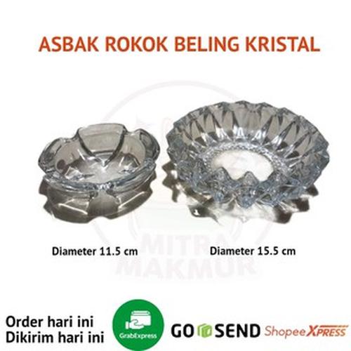 Jual NEW!! Asbak Rokok / Asbak Beling Kaca / Asbak Kristal - Jakarta ...
