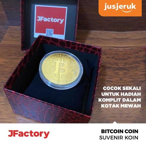 Jual Wajib Koleksi!!! JFactory Suvenir Koin Emas dan Silver - Box Mewah - Bitcoin Silver ...