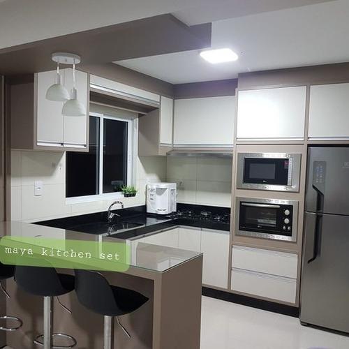 Jual meja bar minimalis HPL /meja bar kitchen set minimalis - Kota ...