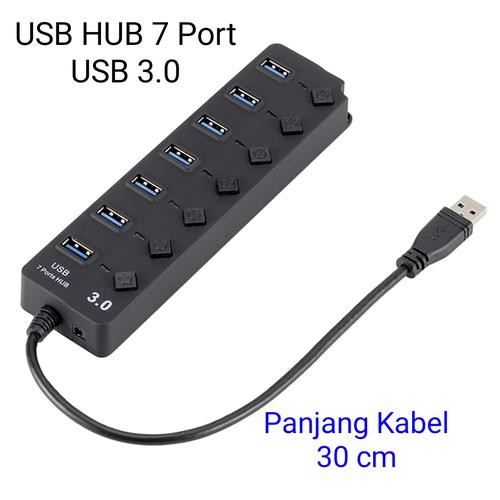 Jual USB HUB 7 Port USB 3.0 Saklar ON OFF - Kota Surabaya - Chronos ...