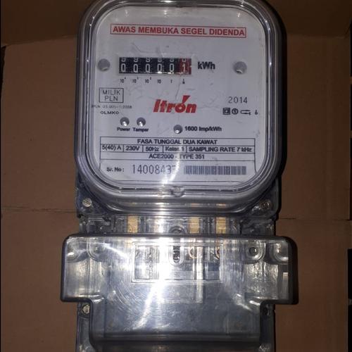 Jual kWh Meter PLN 1P SEMI DIGITAL Meteran Listrik Pembanding Kos ...