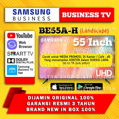 Jual Business TV Samsung UHD 4K HDR LED LCD 55 Inch 55" Resmi 55inch ...