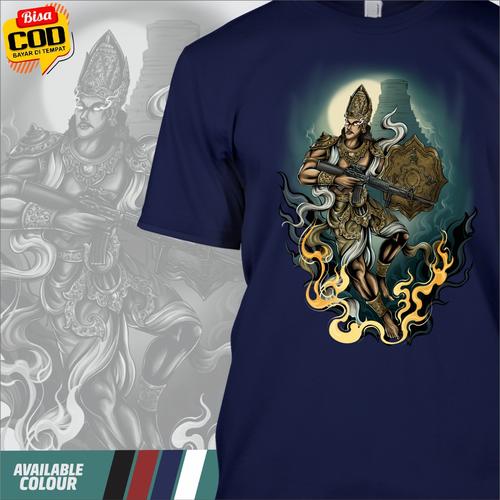 Jual KAOS WAYANG JAWA RADEN WIJAYA TERLARIS - Biru, XXL - Kab. Blitar ...