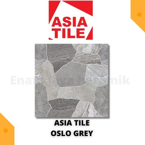 Jual Keramik Asia Tile Oslo Brown, Grey 30x30, 40x40 Keramik Lantai ...