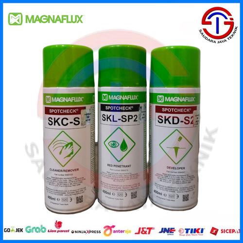 Jual Spotcheck Las MAGNAFLUX 1 set. Cleaner - Red Penetrant - Developer ...