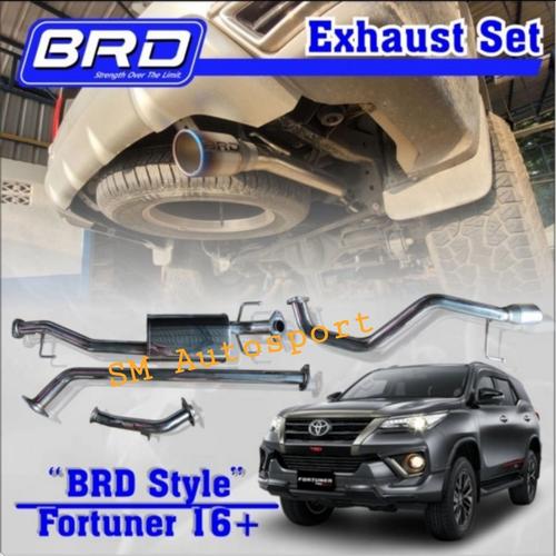 Jual BRD Exhaust System Knalpot Full Kit Fortuner VRZ Innova Reborn 16 ...