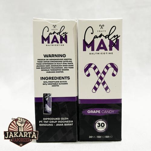 Jual [SALT] CANDY MAN GRAPE CANDY 30ML 30MG CANDYMAN LIQUID FVS X TNT ...