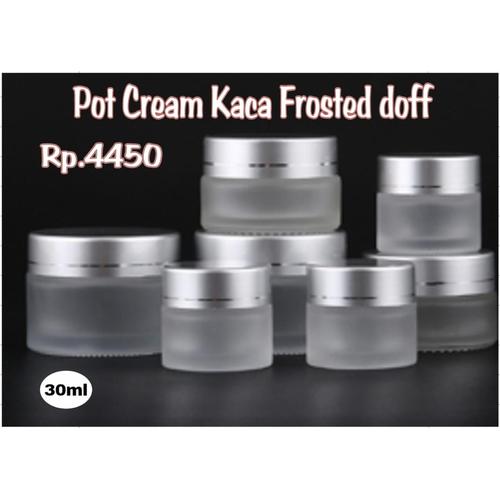 Jual Pot Krim Pot 30ml Kaca Doff 30ml Pot Kosmetik Jar Cosmetic Cream ...