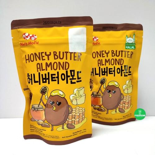 Jual NUTS HOLIC Honey Butter Almond 180g | Kacang Almond Madu Mentega ...