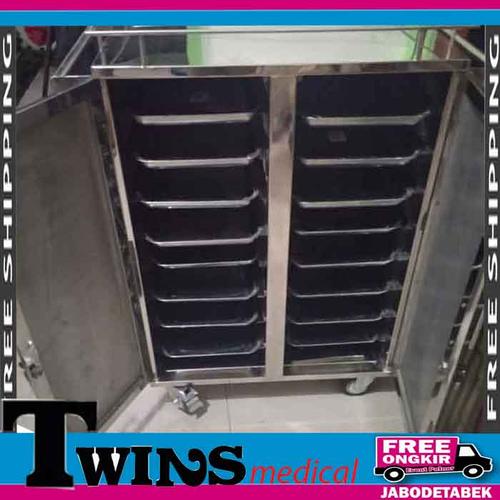 Jual Food Trolley Troli Makanan || Trolley makan 16 susun - Kota ...