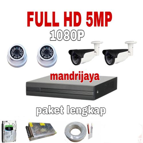 Jual PROMO PAKET CCTV 4 CHANNEL FULL HD 5MP 1080P FULL SET - Jakarta ...