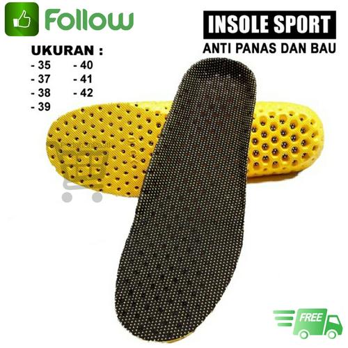 Jual Alas Dalam Sepatu Anti Panas dan Bau Insole Sepatu Sneakers - 38 ...