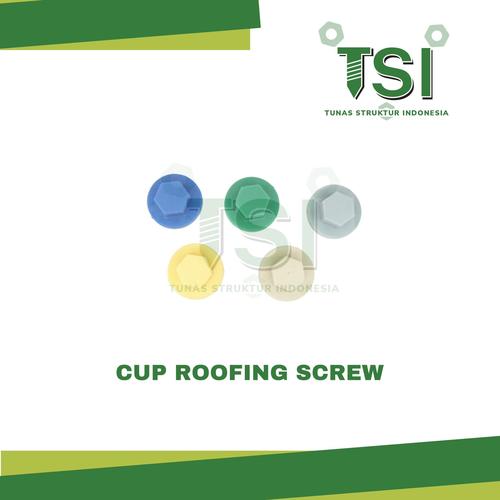 Jual CUP ROOFING SCREW | Screw Cap | Screw Cup | Tutup Sekrup Roofing ...