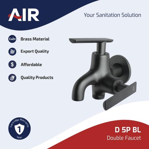 Jual AIR Kran Double Kuningan / Brass Double Faucet D 5P BL - Kab. Tangerang - AER Sanitary ...