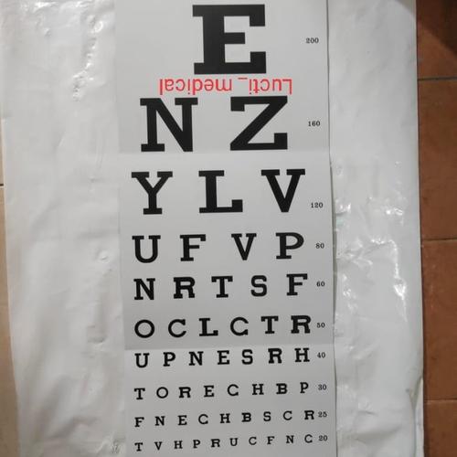 Jual Snellen chart Ranking tes kesehatan mata - Jakarta Barat - Lucti ...